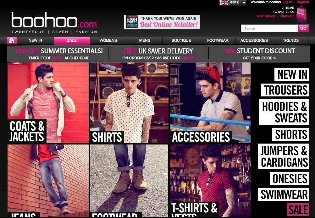 Boohoo launches menswear brand - Prolific North