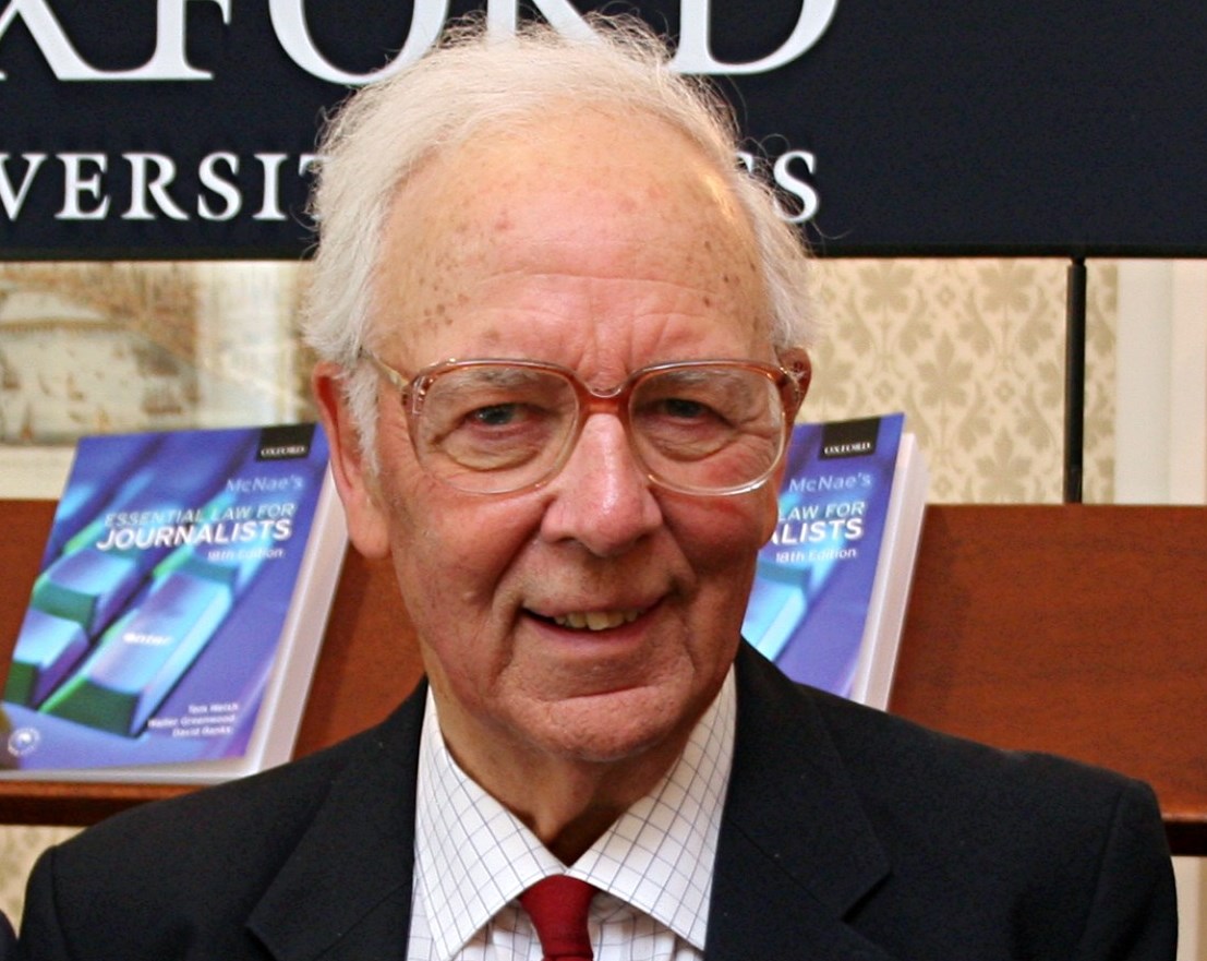 Tom Welsh, co-author of McNae's Essential Law for Journalists, dies ...
