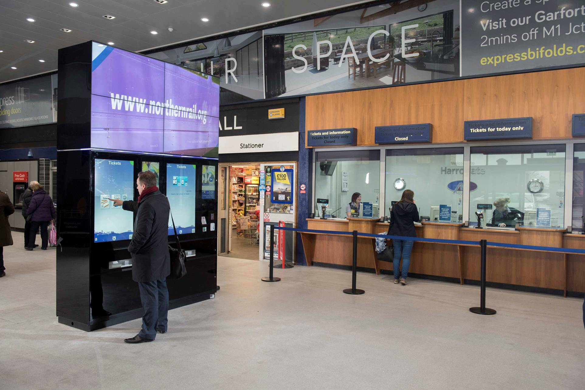 Northern Rail launches first “retailing smart wall” in the country ...