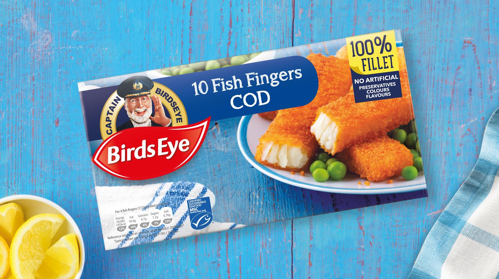 Brandon brings the Captain back for Birds Eye packaging redesign ...