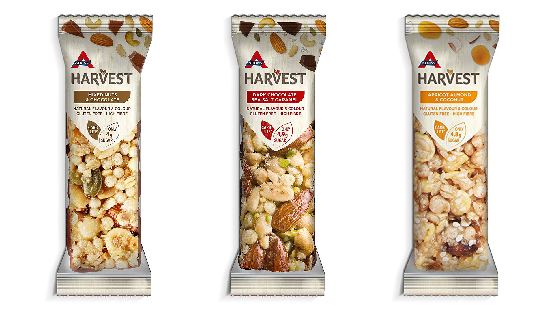 Brandon designs packaging for Atkins Nutrition snack bar range ...