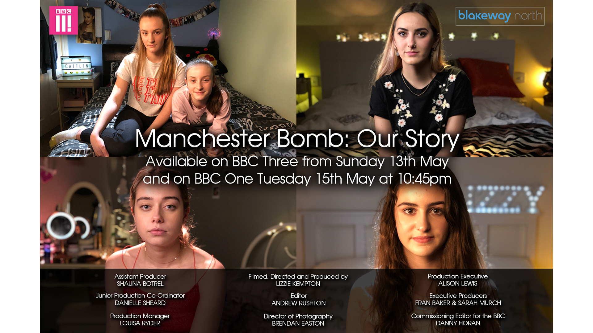 Manchester bomb survivors tell their story for Blakeway North ...