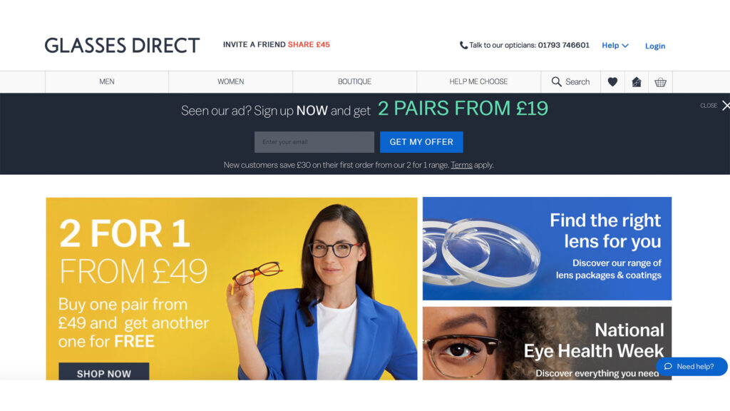 Glasses Direct appoints User Conversion - Prolific North