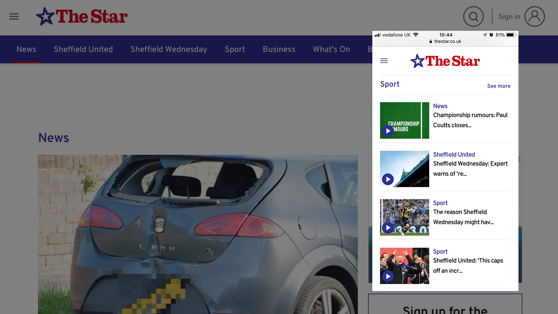 Sheffield Star goes “mobile first” - Prolific North