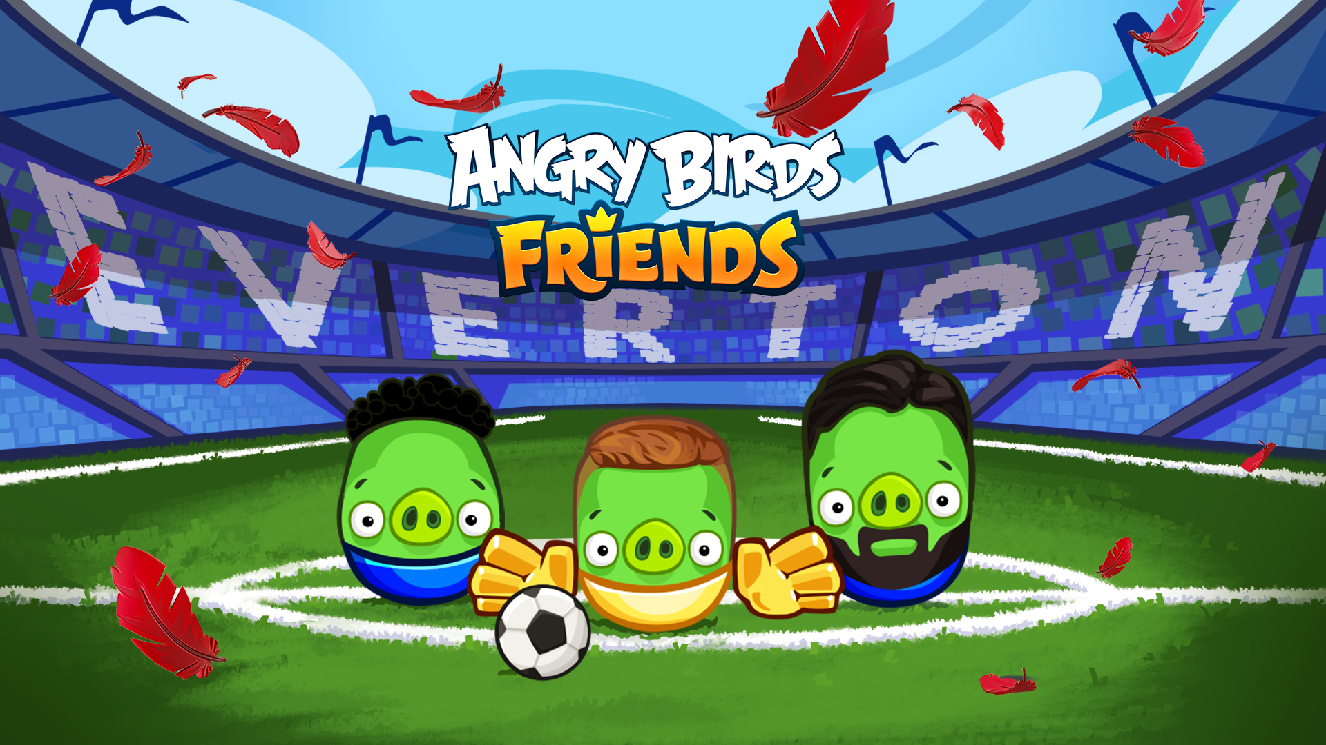 Everton players made into Angry Birds - Prolific North