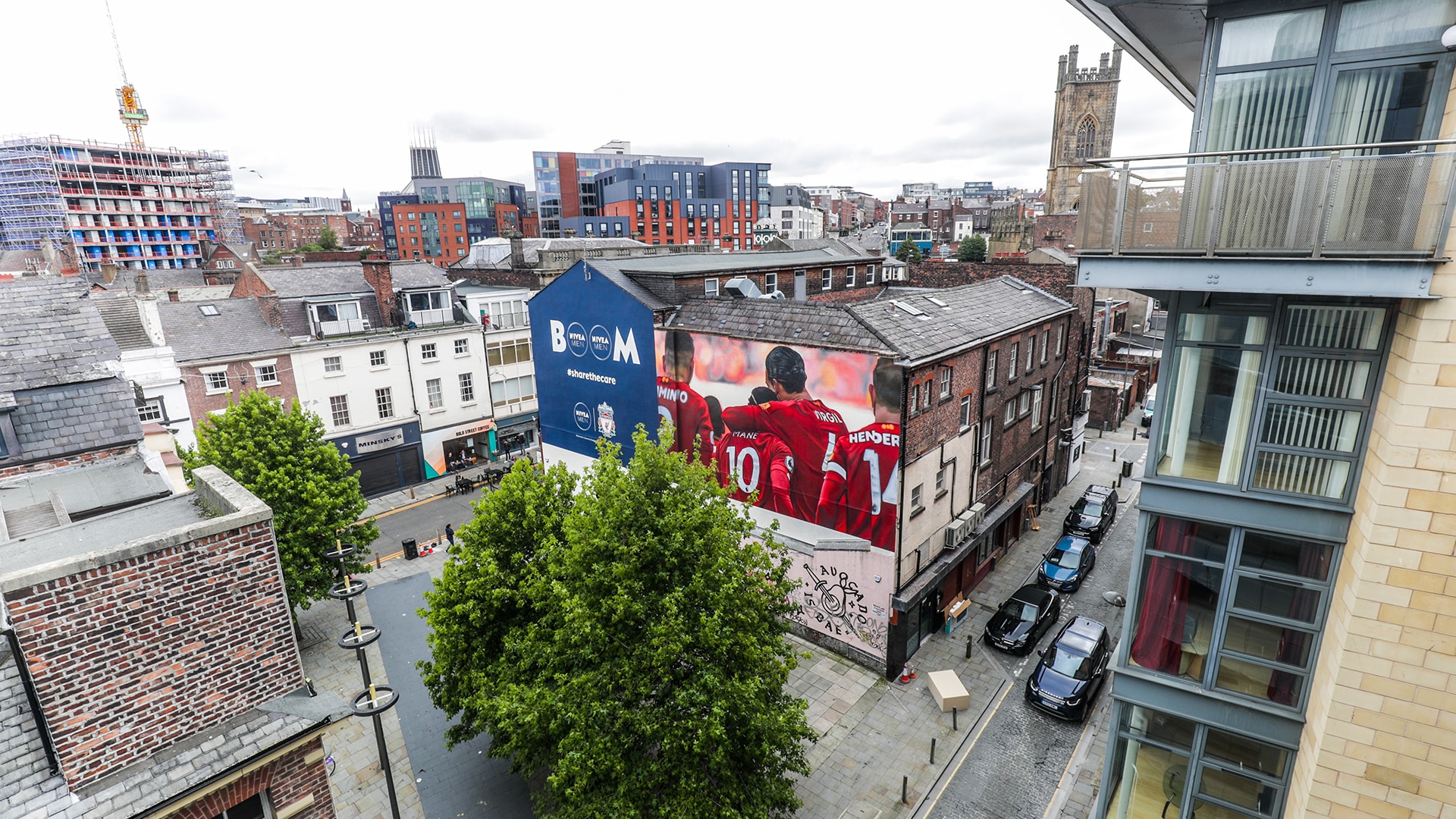 Nivea Men reveals giant mural to celebrate Liverpool Premier League win ...