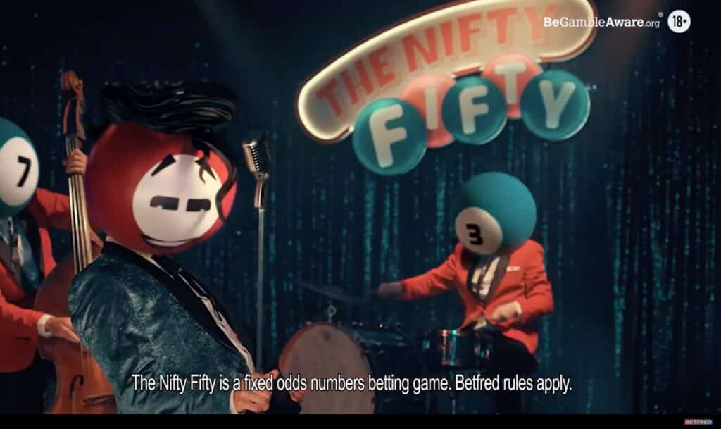 Zut creates Nifty Fifty ad campaign for Betfred - Prolific North