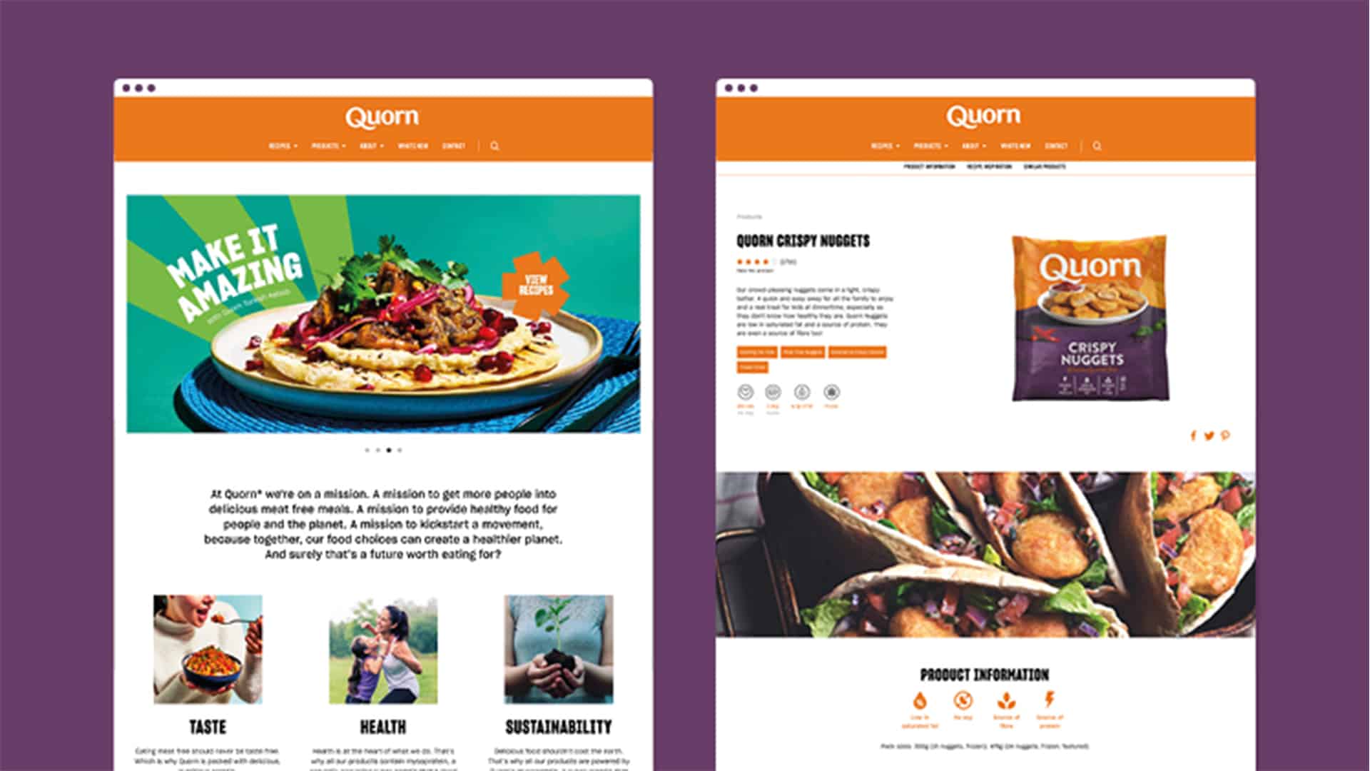Quorn launches “bold new website” with Anything - Prolific North
