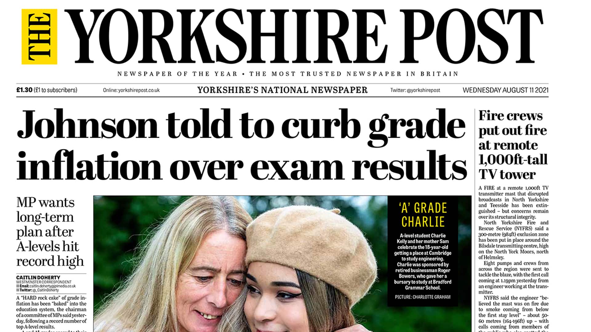 Yorkshire Post names new Political Editor - Prolific North