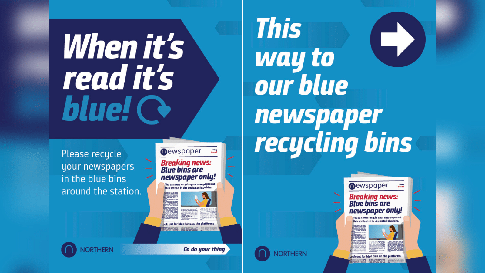 Northern launches new campaign to get passengers recycling - Prolific North