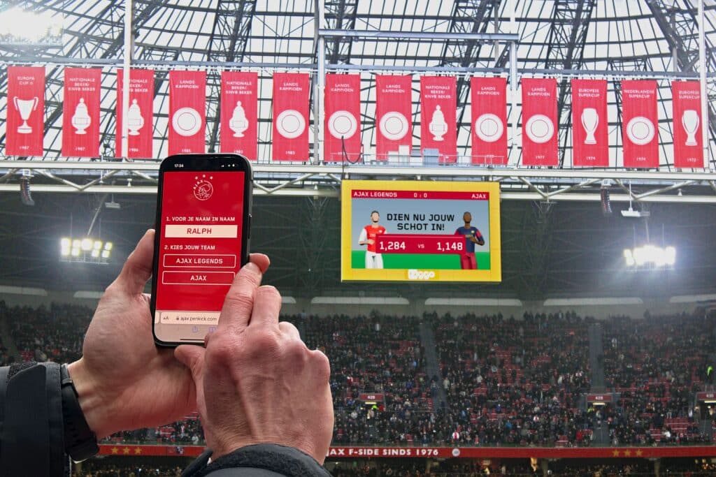 Piing launches Penalty Shootout game to 53,000 Ajax fans - Prolific North