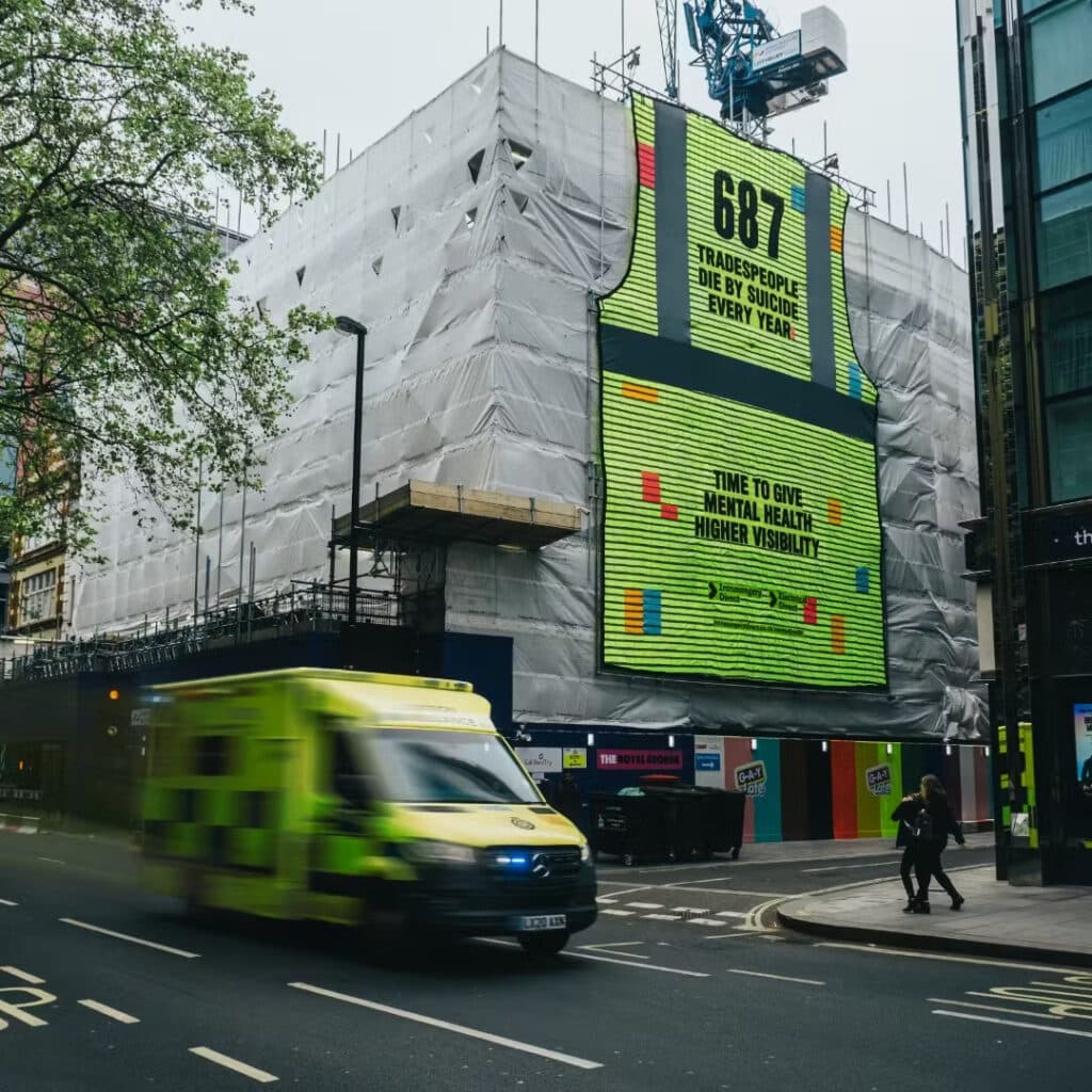 Jaywing takes high-vis suicide message to London - Prolific North