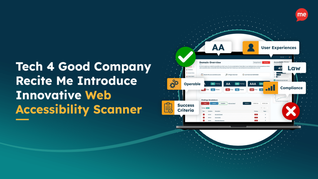 Recite Me introduces new website accessibility scanning tool - Prolific North