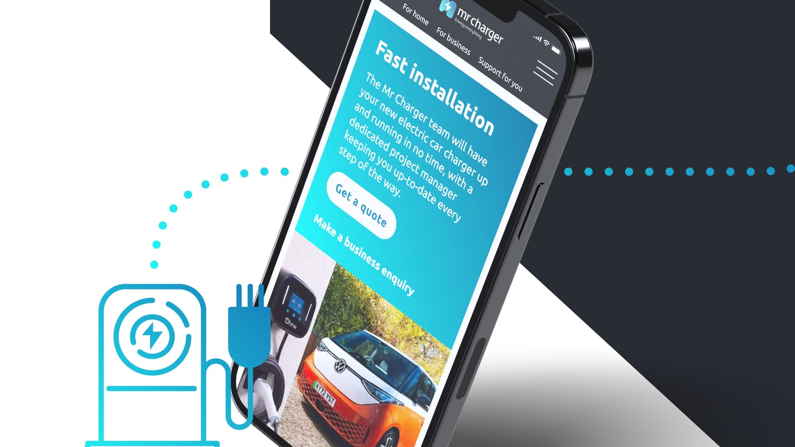 Hotfoot leads extensive rebrand for EV charge point installer Mr Charger - Prolific North