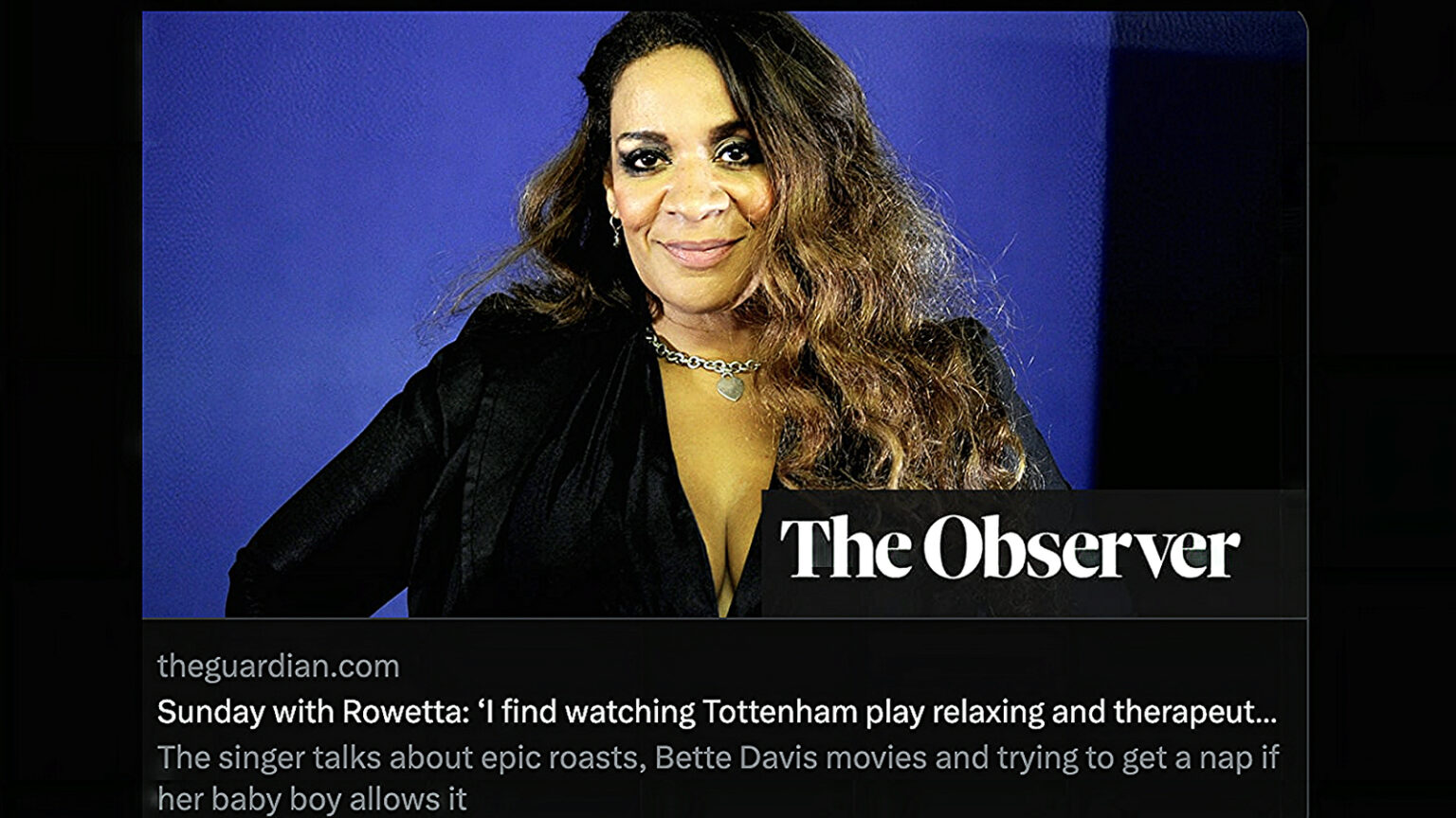 Meet Rowetta: The Happy Mondays' secret Spurs fan - Prolific North