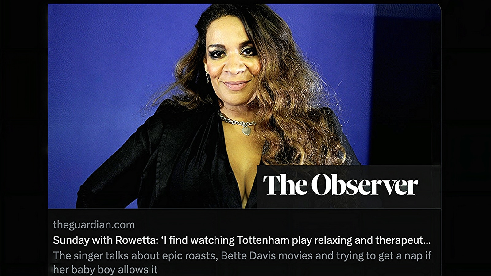 Meet Rowetta: The Happy Mondays' secret Spurs fan - Prolific North