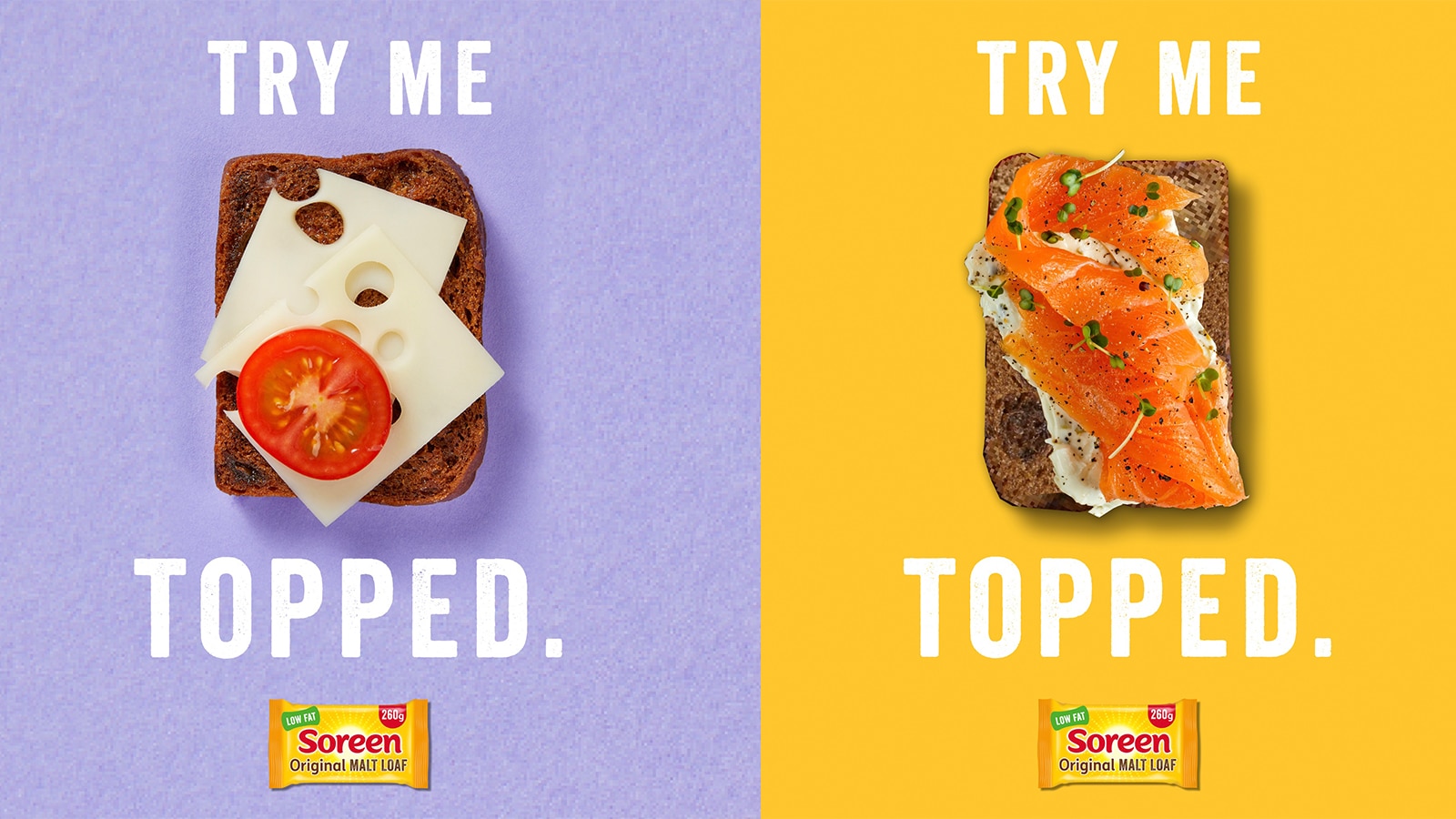 Try Me Topped says Soreen - Prolific North