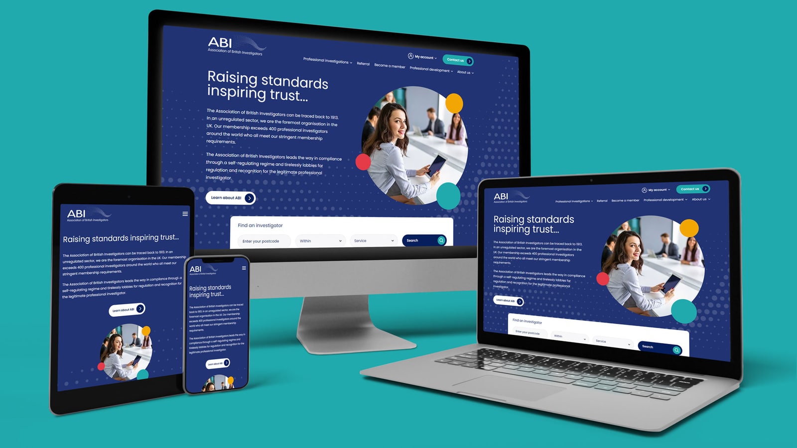 Bespoke tracks down website for Association of British Investigators ...