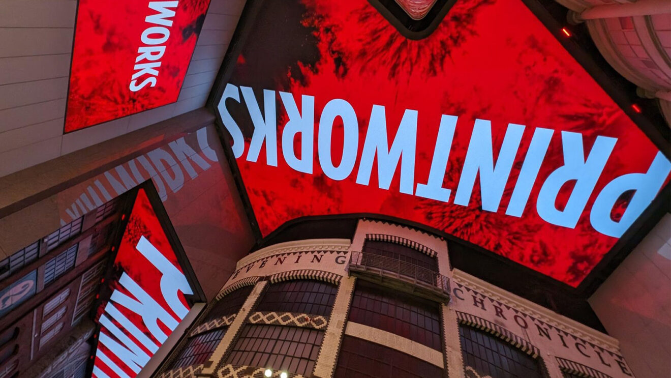 Manchester Printworks unveils Europe's largest, 1,000m² digital ceiling ...