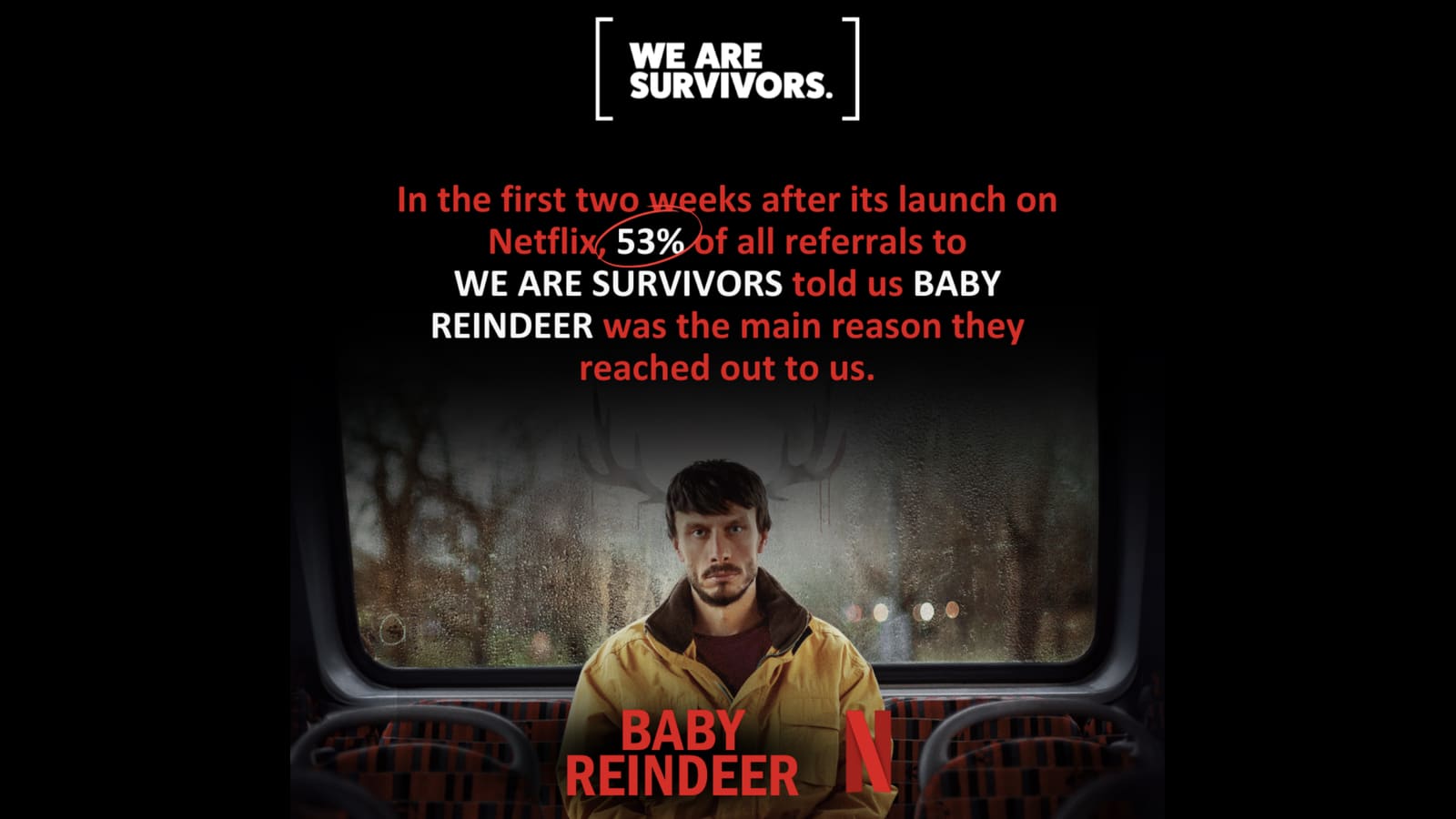 Male sexual abuse charity launches new magazine with Baby Reindeer ...