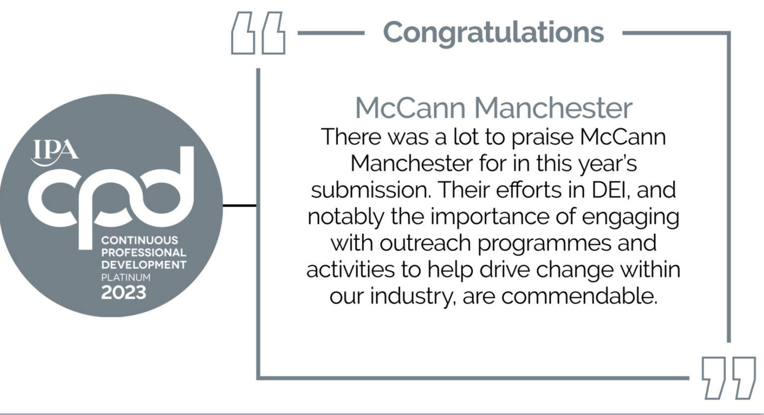 McCann Manchester completes Northern double of IPA accreditations for ...