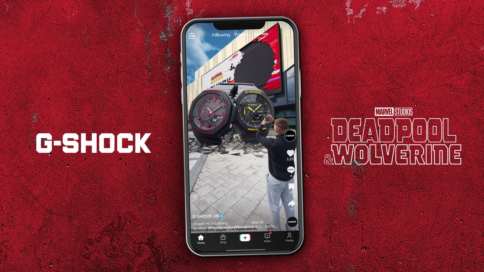 Über drops Deadpool & Wolverine campaign for Casio and Disney/Marvel ...