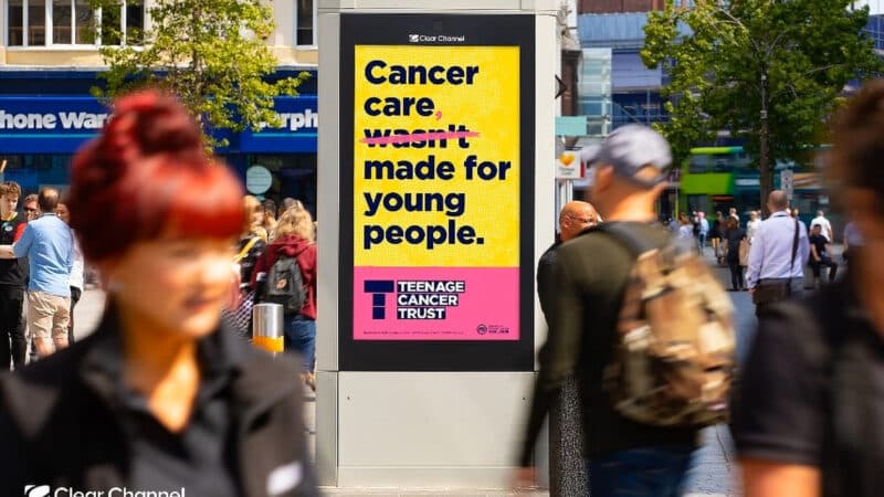 Open Media and ClearChannel back Teenage Cancer Trust campaign ...