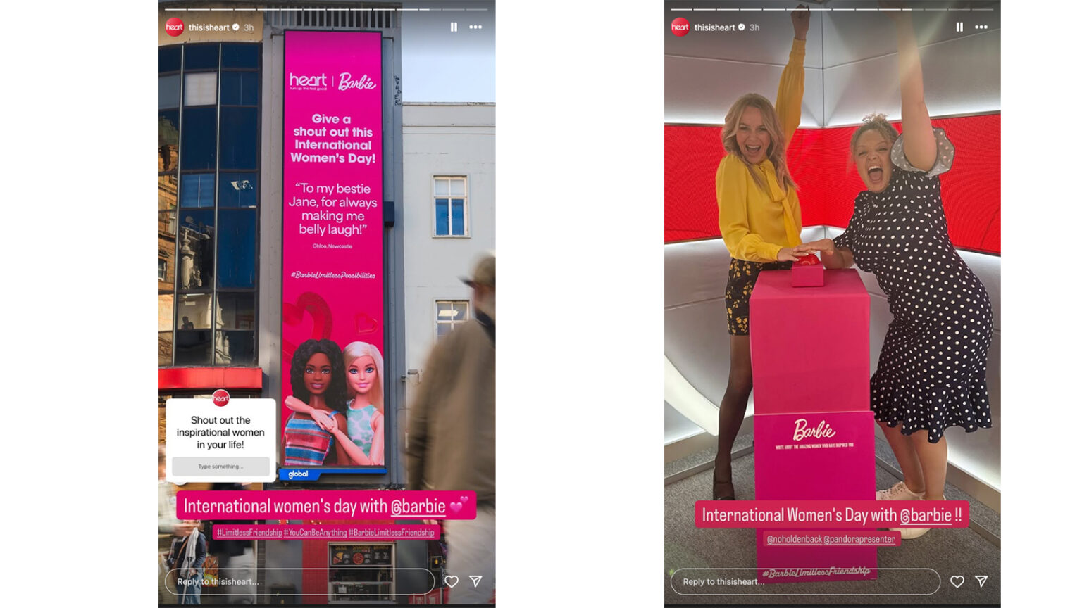 Global presses “Barbie button” to light up digital billboards ...