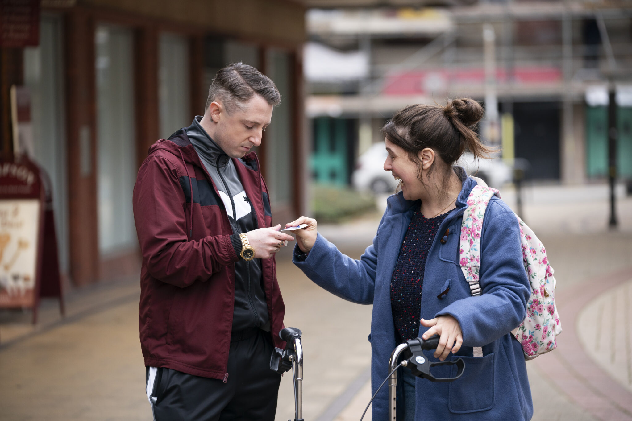 First look: Channel 4 releases on set pics from Yorkshire comic Rosie ...