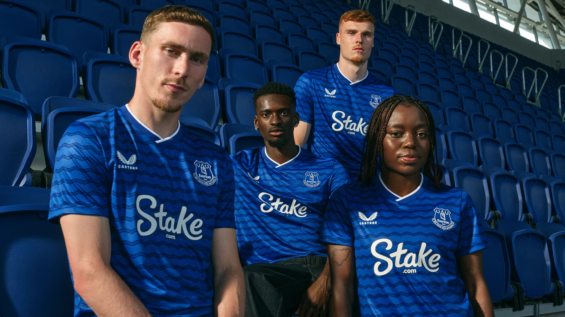 Everton reveal new Mersey inspired home kit ahead of historic move to ...