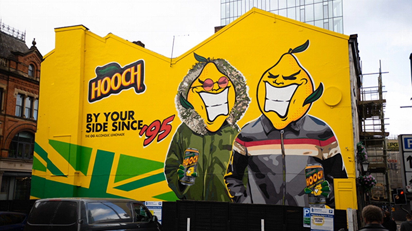 Huge Manchester mural headlines Hooch's £1.8m 30th anniversary national ...
