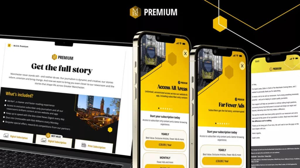 Manchester Evening News launches premium subscriptions - Prolific North