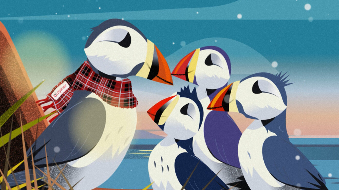 Animated puffins as Loganair launches Christmas campaign - Prolific North