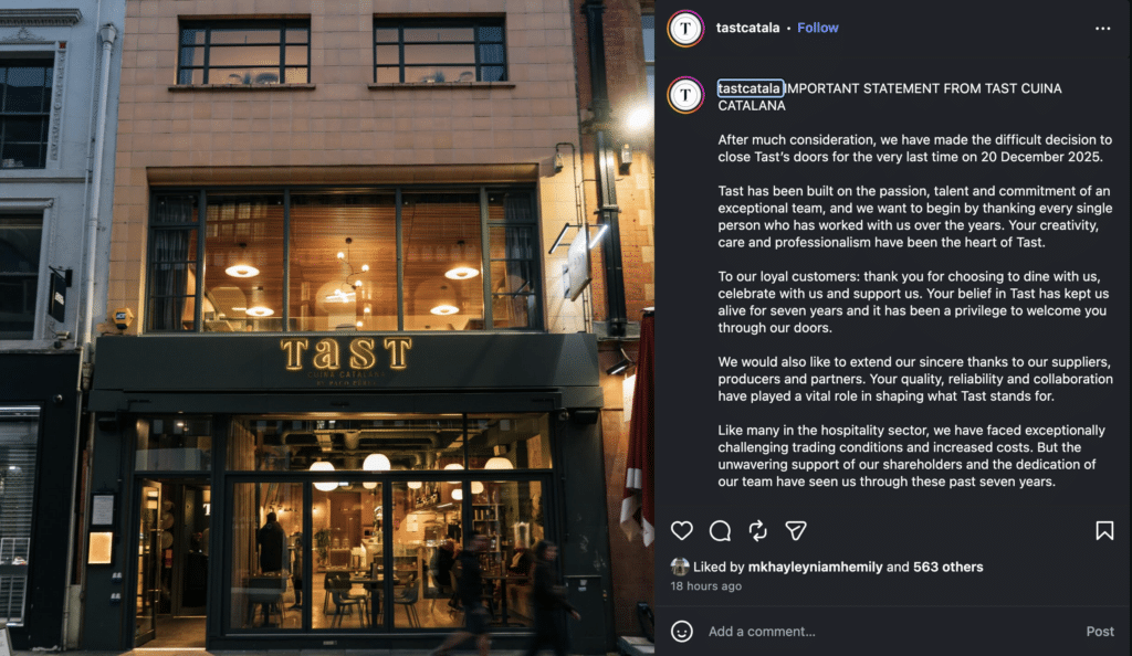 Pep Guardiola's Manchester Catalan restaurant brand announces sudden ...
