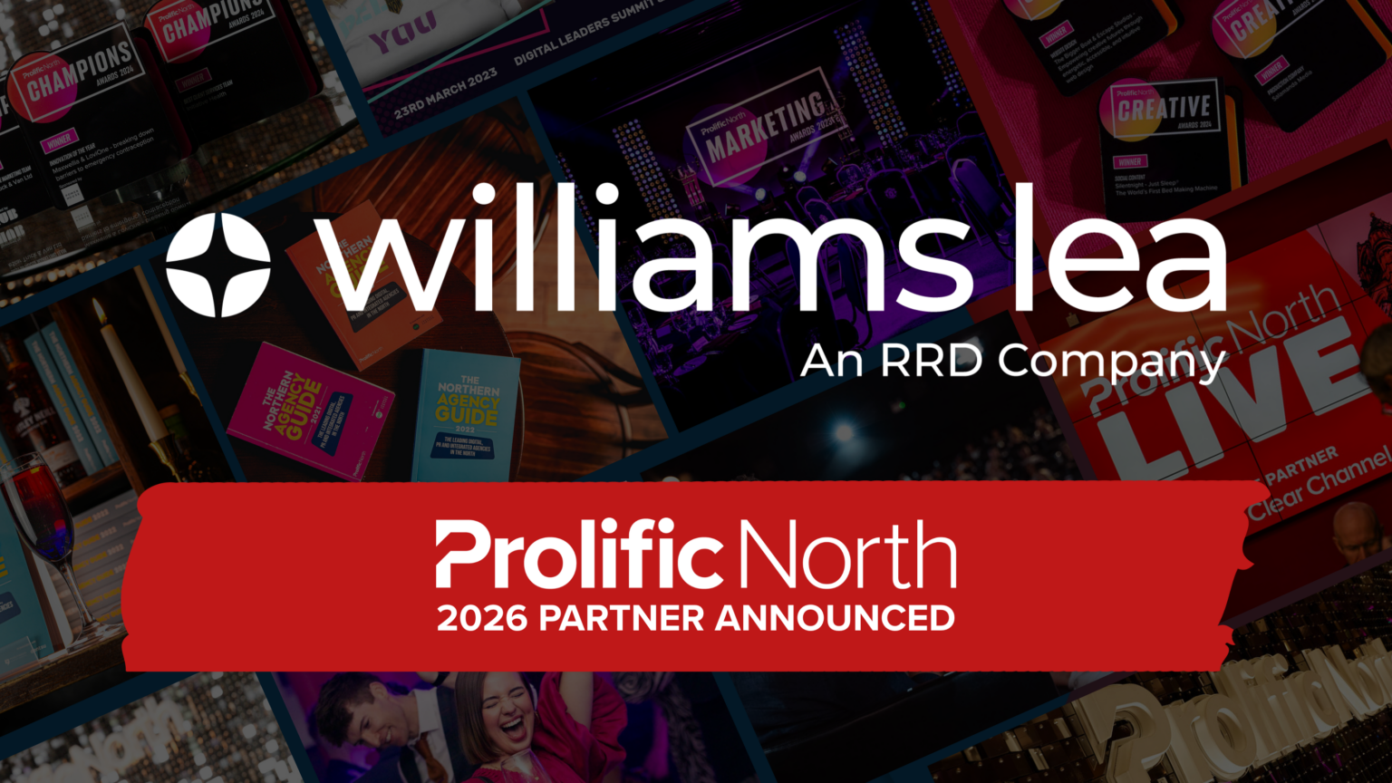 Williams Lea confirmed as Prolific North Partner for 2026 - Prolific North